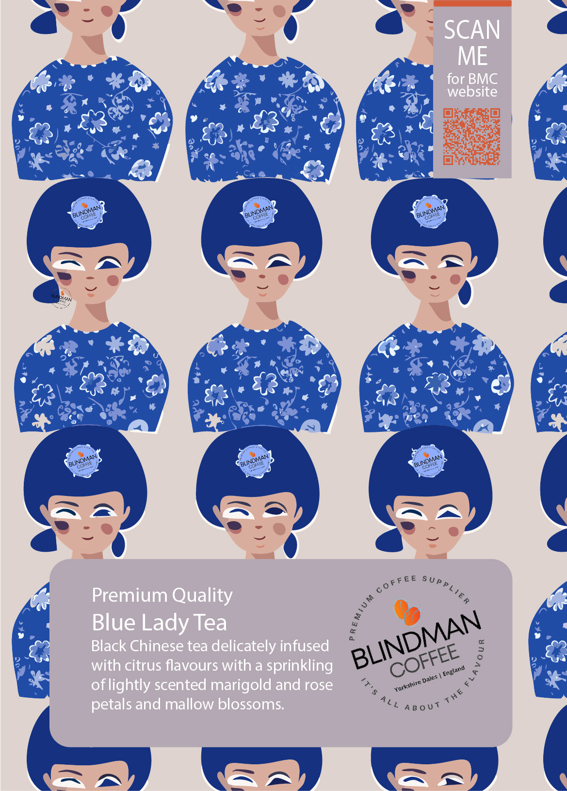 Loose Leaf Blue Lady Tea | BlindMan Coffee